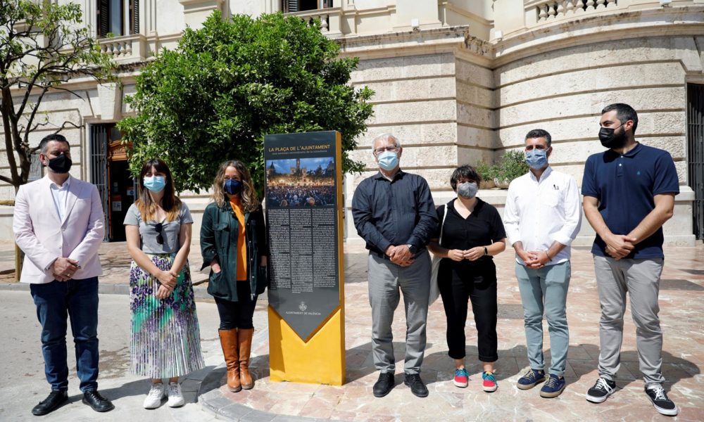 Adiós al monolito homenaje al 15M de Ribó - OFFICIAL PRESS