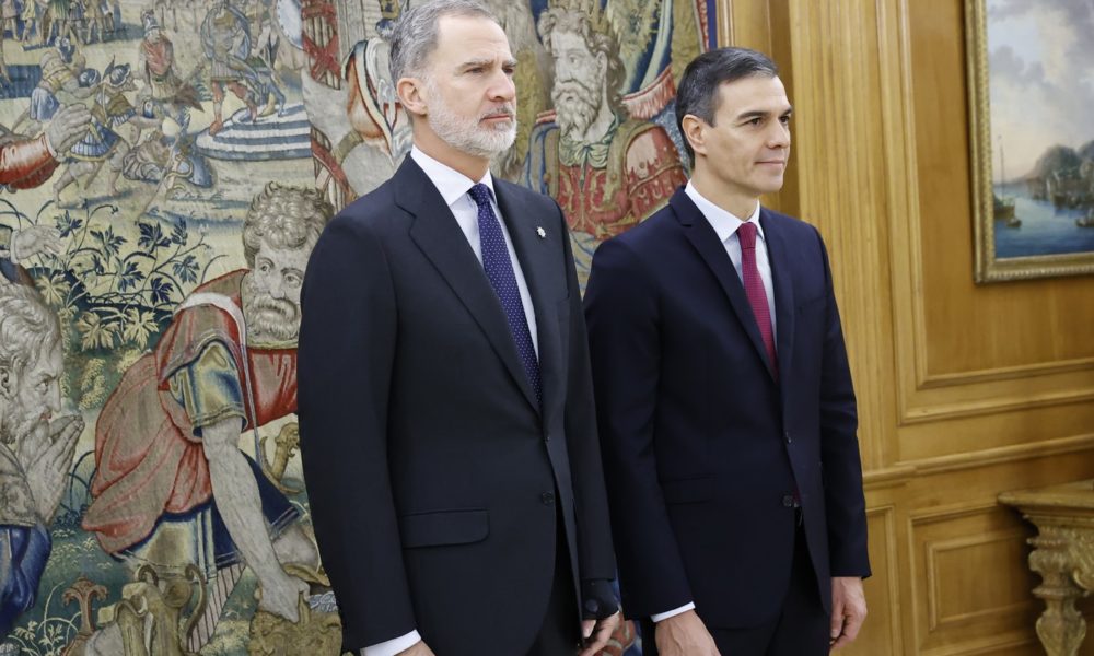 Sánchez promete su cargo ante el rey