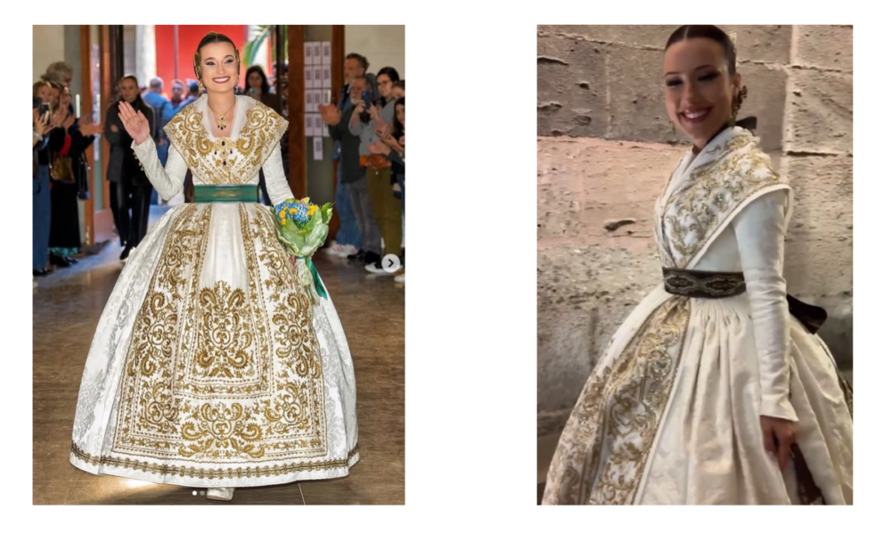 Berta Peiró y Alba Muñoz y sus parecidos trajes